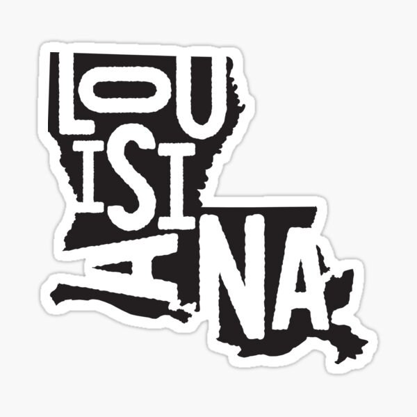 "Louisiana State Design | Vintage Louisiana Lettering Graphic ...