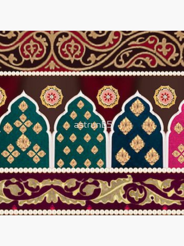 "Islamic Prayer mat pattern" Sticker for Sale by astrunb5 | Redbubble