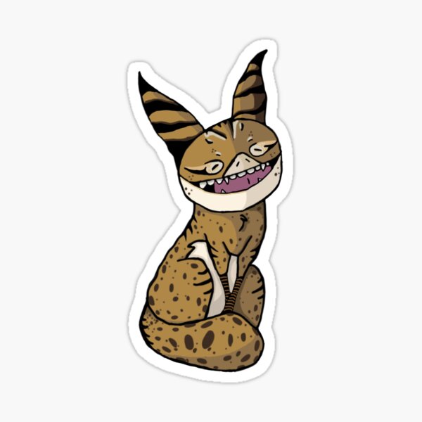 "Happy Loth Cat " Sticker by maddyspindler | Redbubble