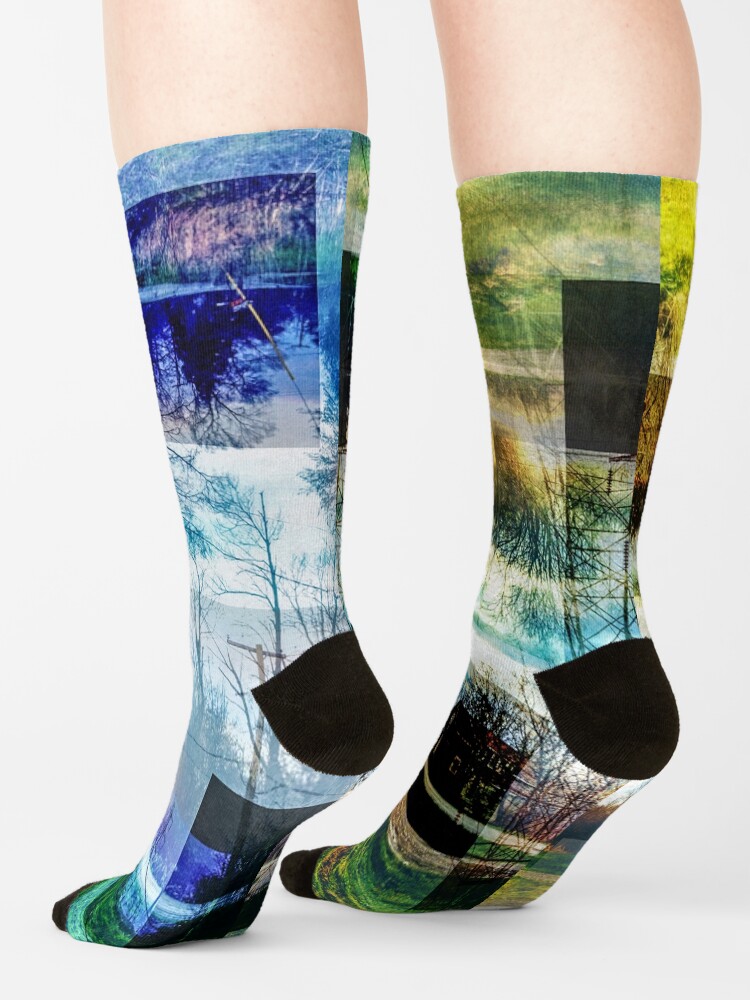 "Landscape #2" Socks for Sale by cblohm | Redbubble