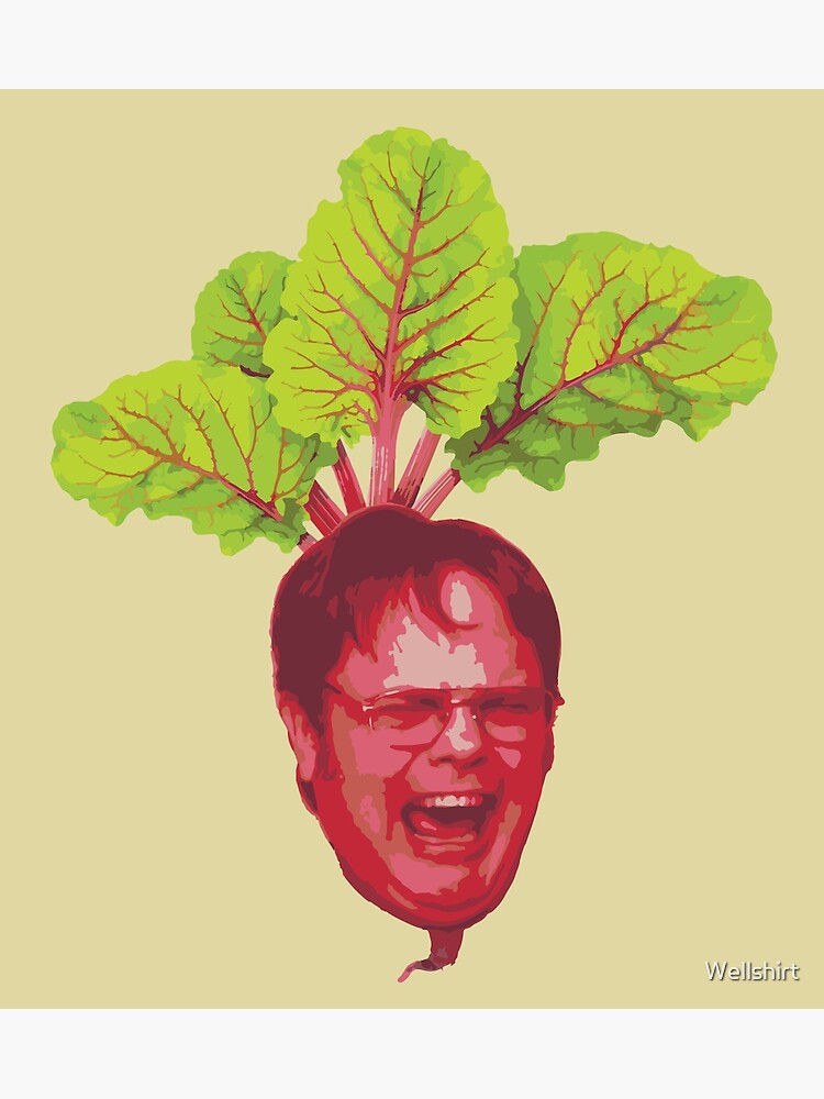 "The Office: Dwight Schrute Beet" Poster for Sale by Wellshirt | Redbubble