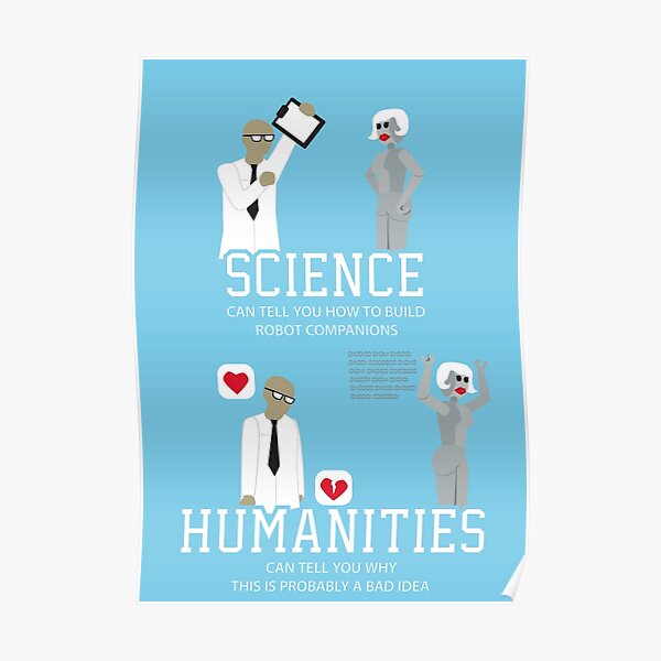 "Science and Humanities " Poster for Sale by HistoryAction | Redbubble