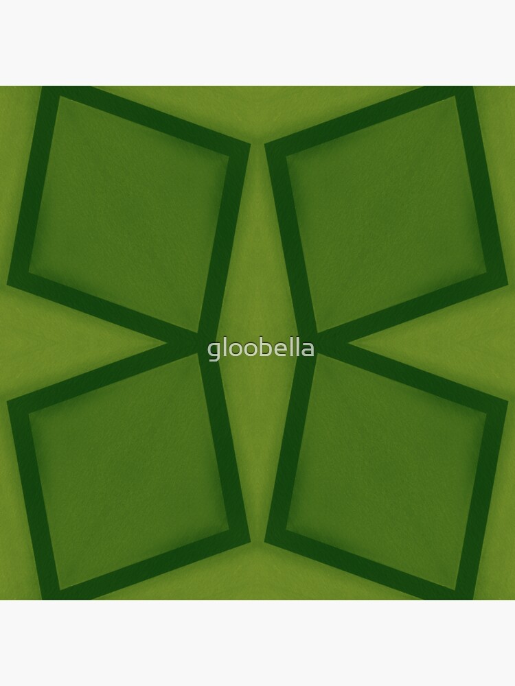 "Hunter Green Art Deco Tile Pattern" Sticker for Sale by gloobella ...