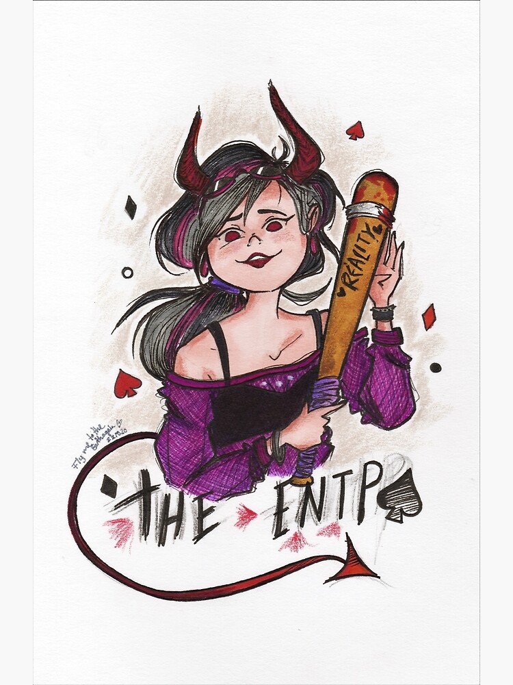 "MBTI: The ENTP" Poster by NoelleRainn | Redbubble