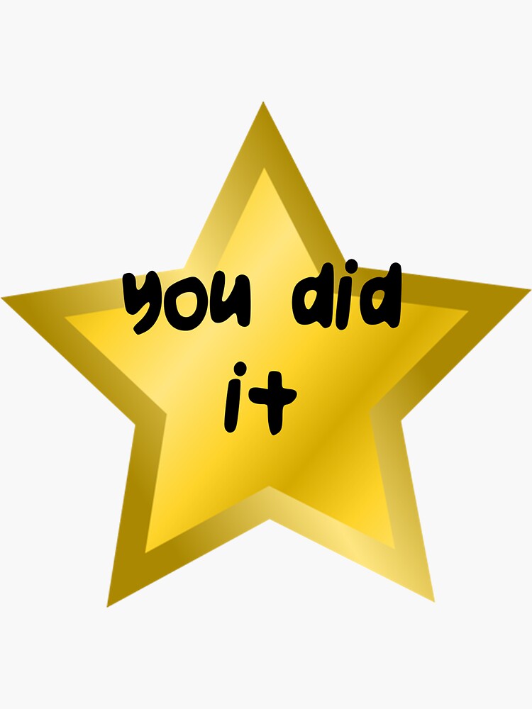 Golden Star Sticker Beste Verkäufer Star Aufkleber Lizenzfreies