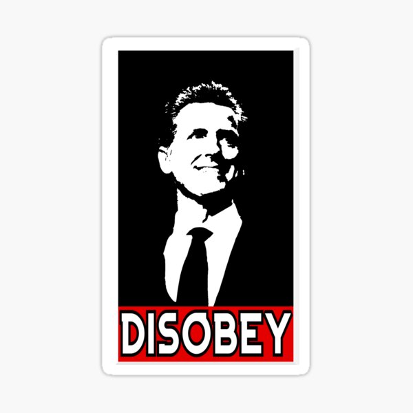 "Disobey Gavin Newsom" Sticker for Sale by 0225oo | Redbubble