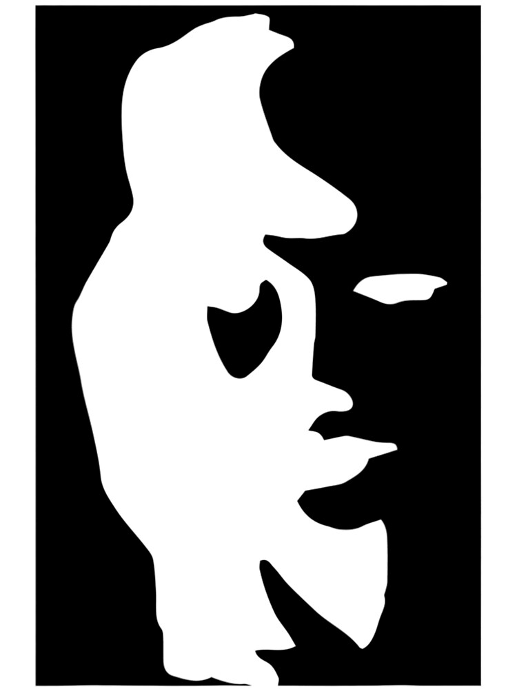Face Optical Illusions Black And White