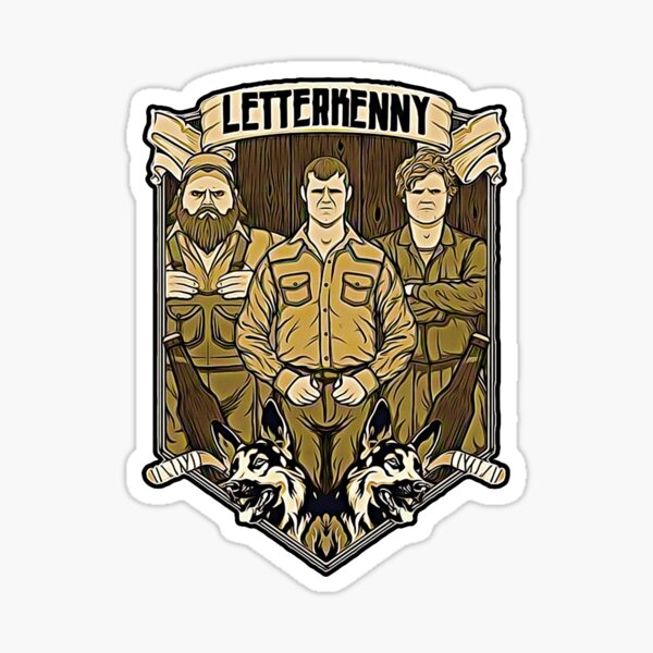 "Letterkenny TV Sitcom Main Characters Art" Sticker for Sale by ...