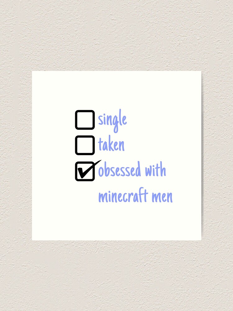 "minecraft checklist" Art Print by melipratt | Redbubble