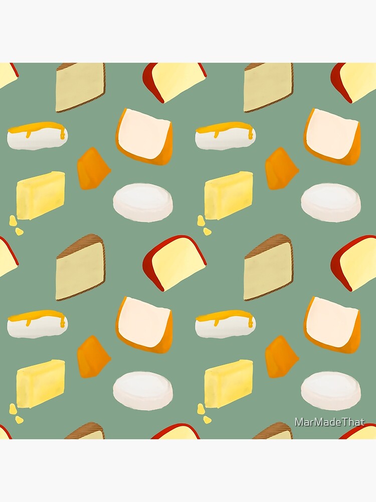 "Cheesy" Poster by MarMadeThat | Redbubble