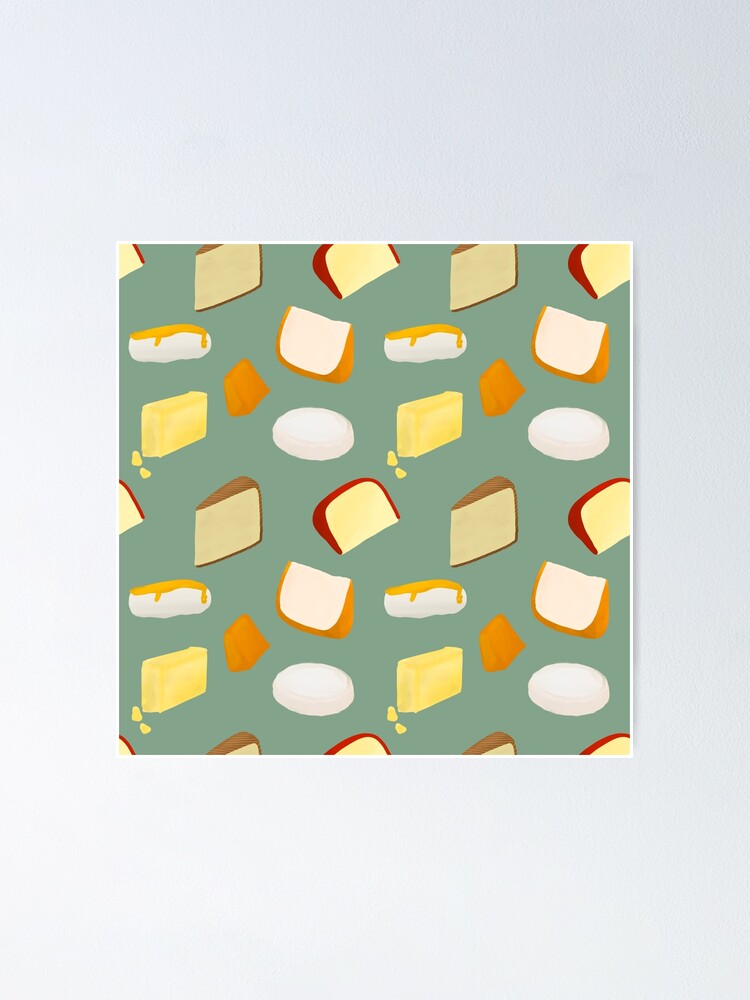 "Cheesy" Poster by MarMadeThat | Redbubble