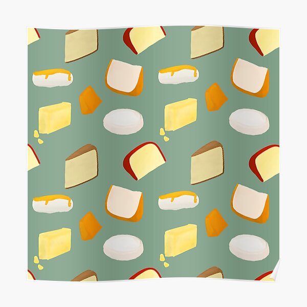"Cheesy" Poster by MarMadeThat | Redbubble