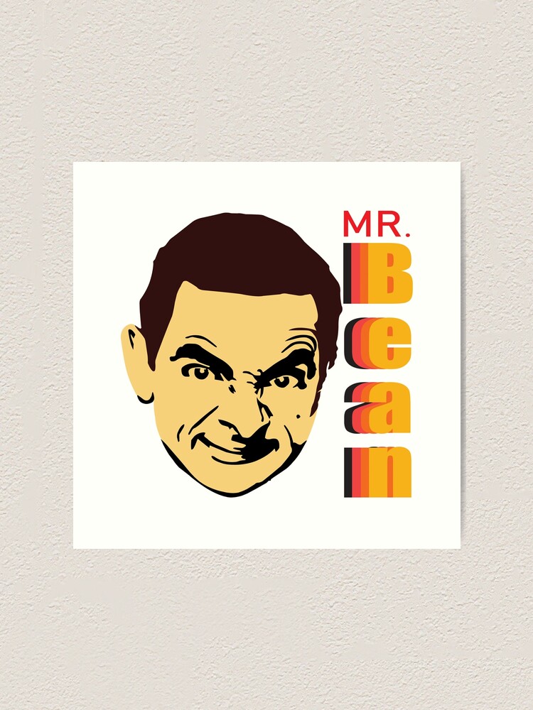 "Mr. Bean color" Art Print by hasin1992 | Redbubble