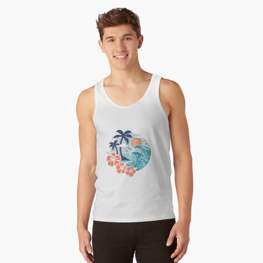 "Ocean scene" Sticker for Sale by elladeville | Redbubble