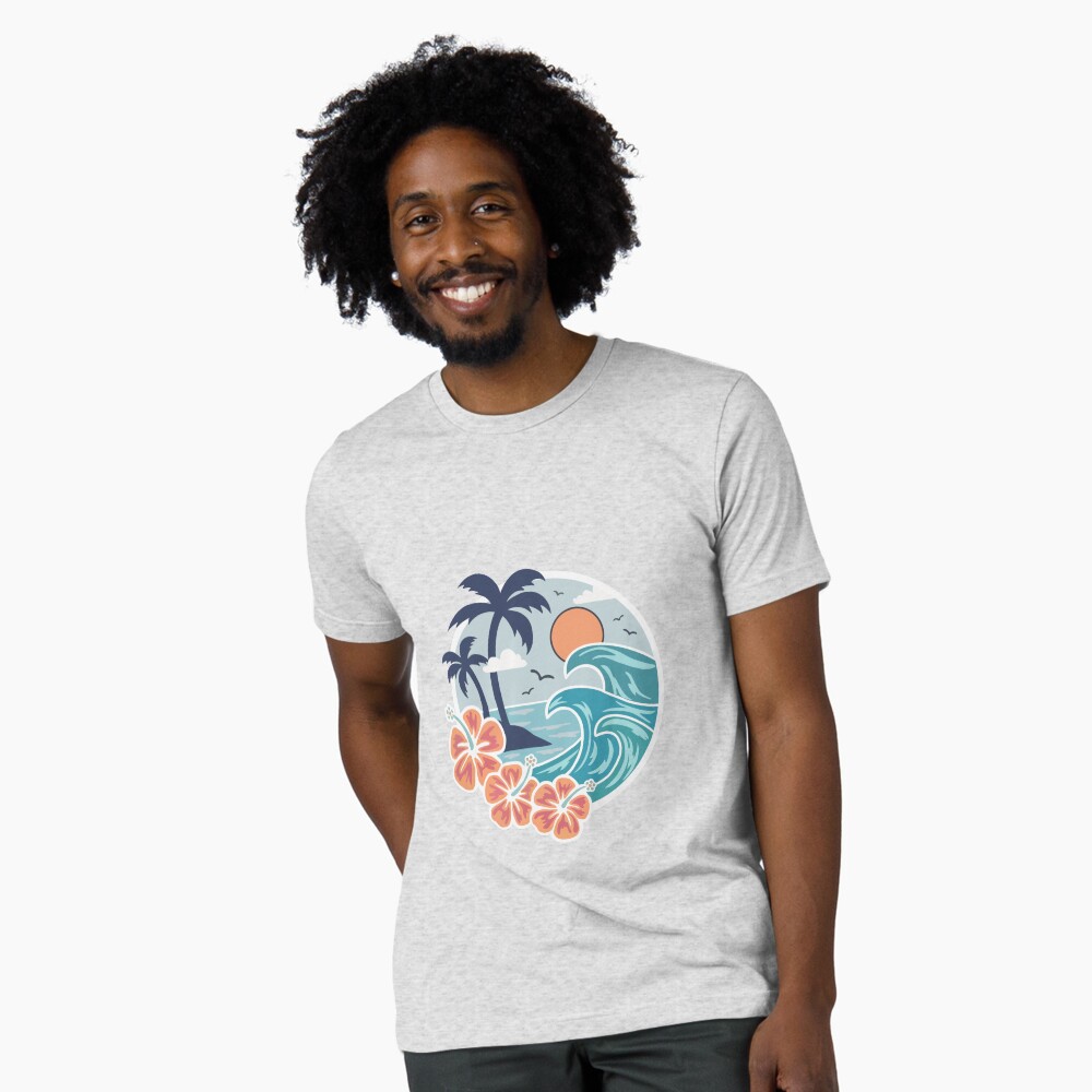 "Ocean scene" Sticker for Sale by elladeville | Redbubble