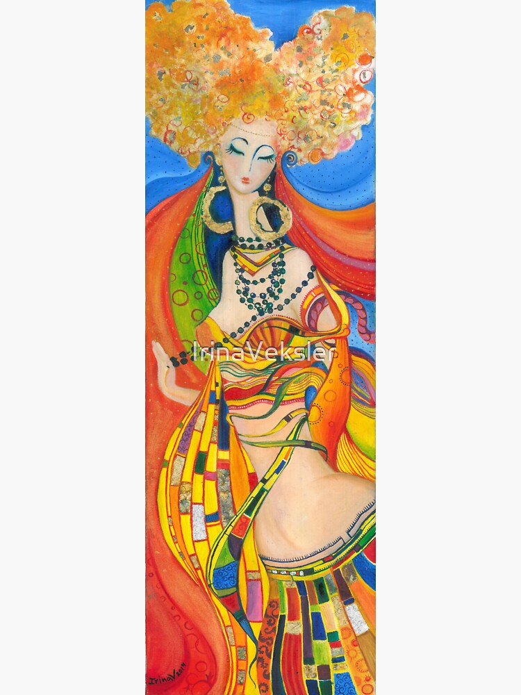 "belly dance" Sticker by IrinaVeksler | Redbubble