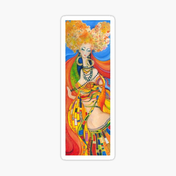 "belly dance" Sticker by IrinaVeksler | Redbubble