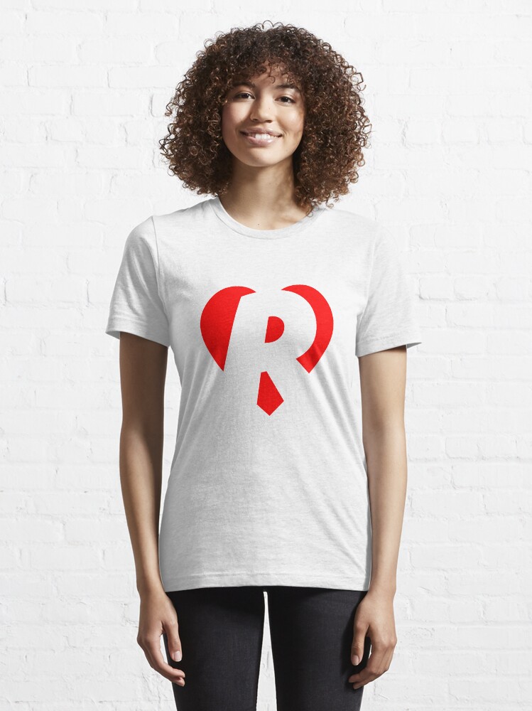 "I love R - Heart R - Heart with letter R" Essential T-Shirt for Sale ...
