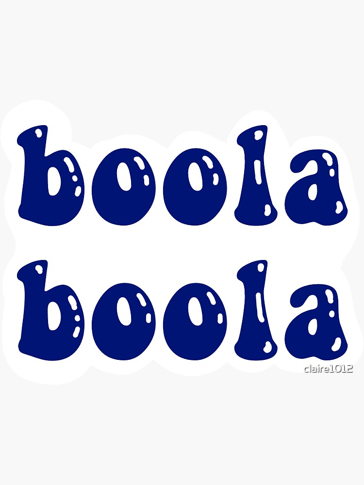 "boola boola yale " Sticker by claire1012 | Redbubble