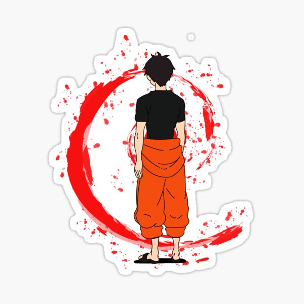 "Fire Force Shinra Kusakabe Back" Sticker for Sale by oneskyoneland ...