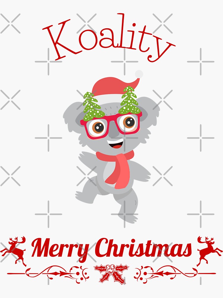 "Koality Christmas" Sticker for Sale by MommyMiu | Redbubble