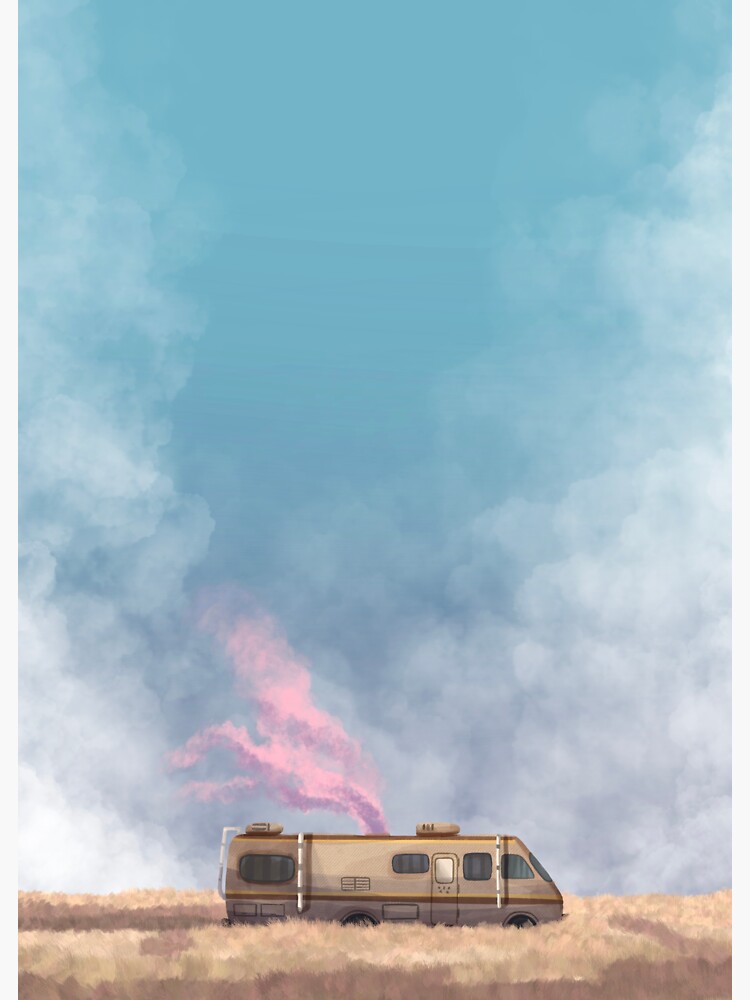 "Breaking Bad RV Blue" Sticker by illuvisual | Redbubble