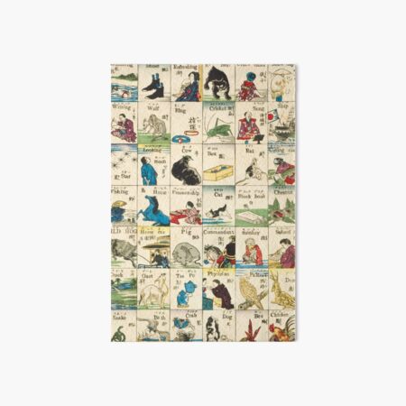 "Vintage Japan chart" Art Board Print by Nyanko-Sempai | Redbubble