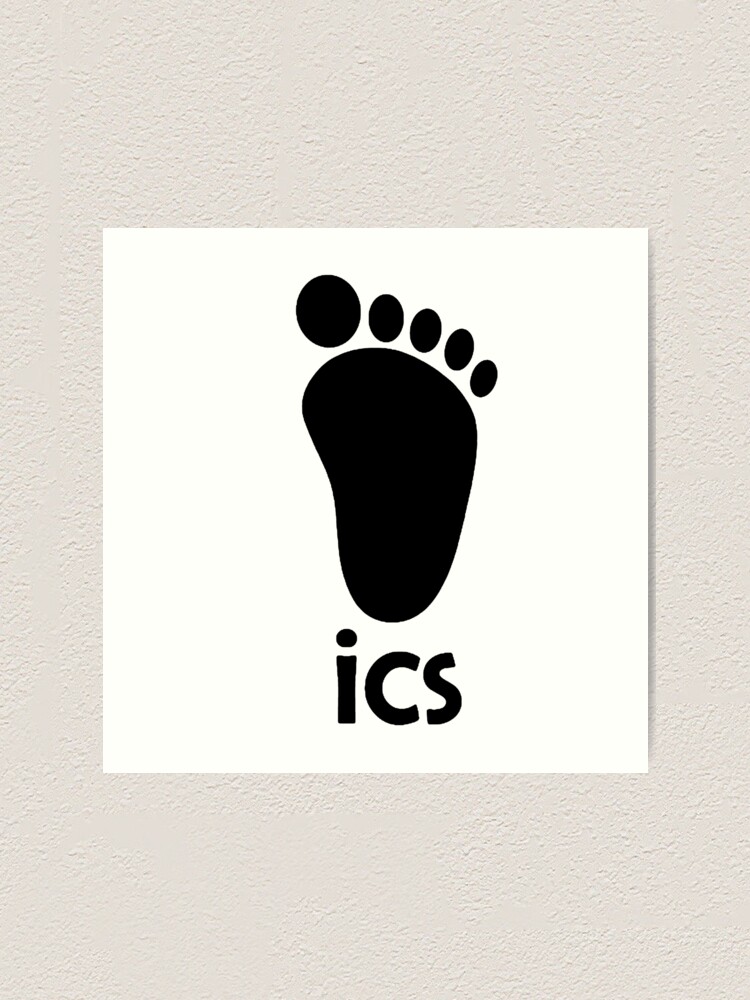 "ICS LOGO" Art Print for Sale by 2craftybiscuits | Redbubble