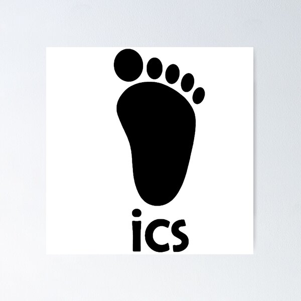 "ICS LOGO" Poster for Sale by katedraw designs | Redbubble