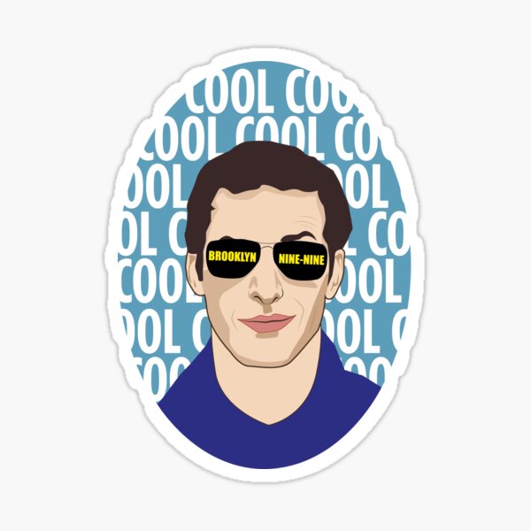 "Jake Peralta cool cool Brooklyn nine nine 99" Sticker for Sale by ...