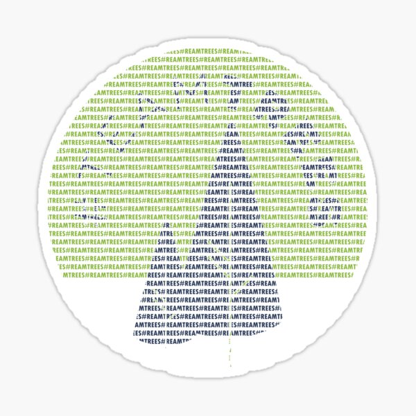 "Mark Rober Team Trees word art" Sticker for Sale by JCall69 | Redbubble