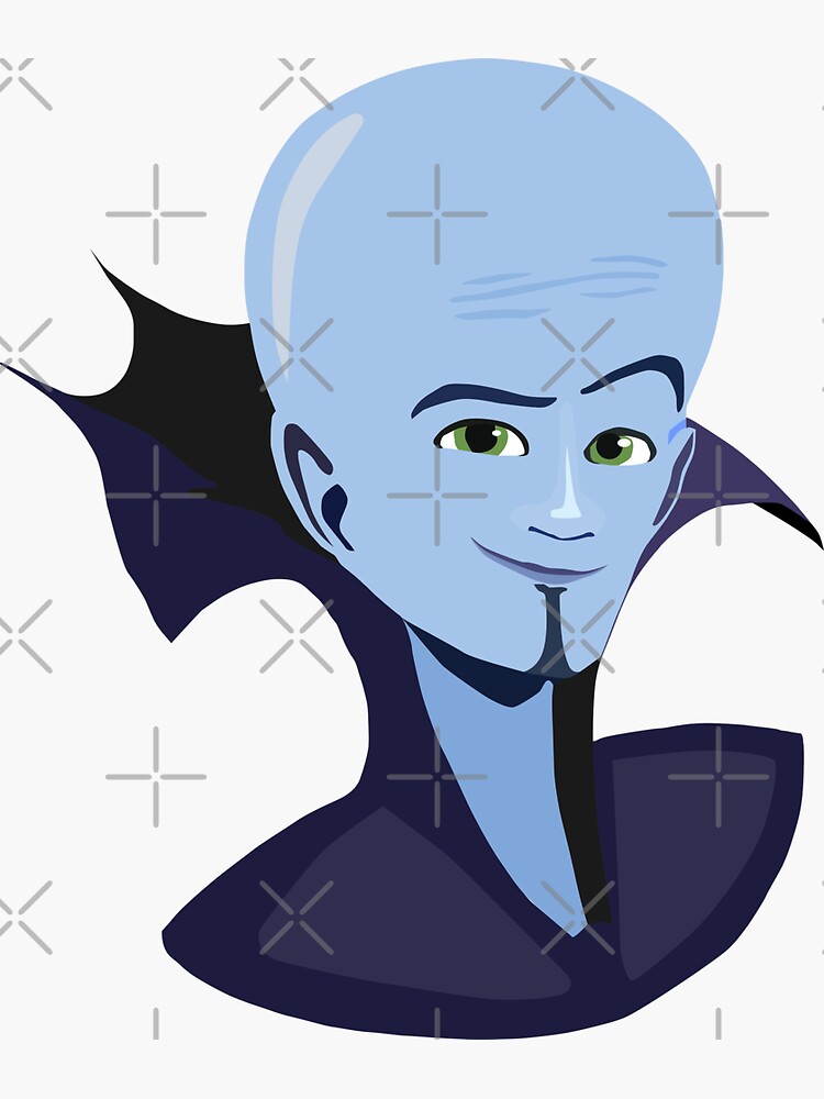 "Megamind / big brain" Sticker for Sale by ABHI-ART | Redbubble