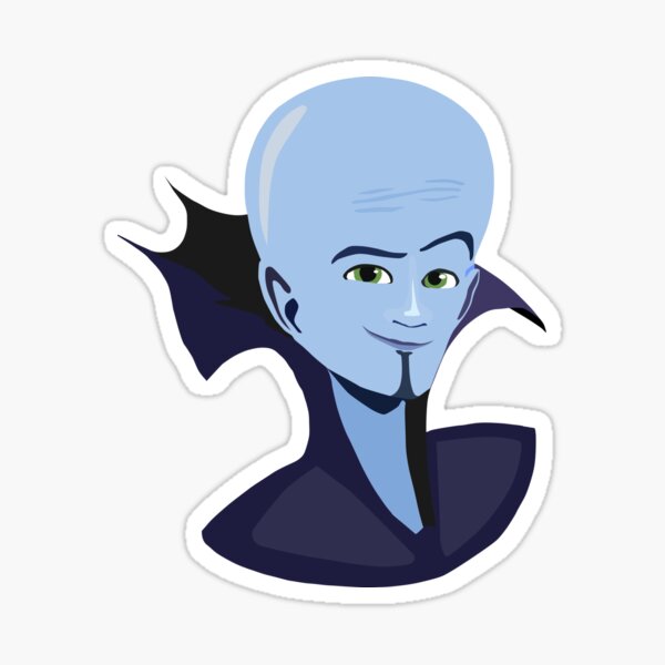 "Megamind / big brain" Sticker for Sale by ABHI-ART | Redbubble
