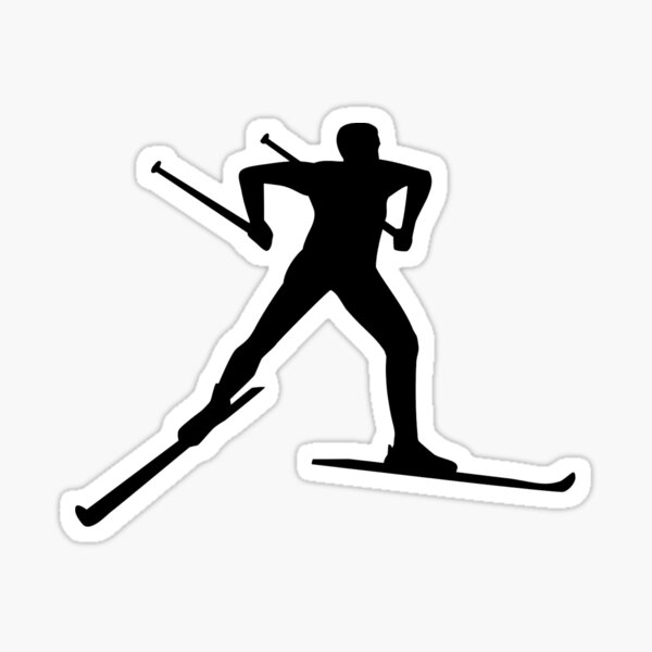 Cross Country Skiing Stickers | Redbubble