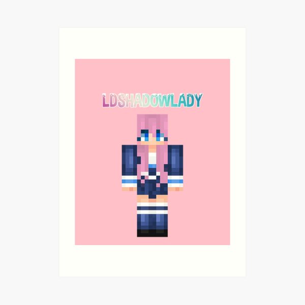"Fanart Cute LDShadowLady Skin Pink Color" Art Print by Kieprongbuon-21 ...