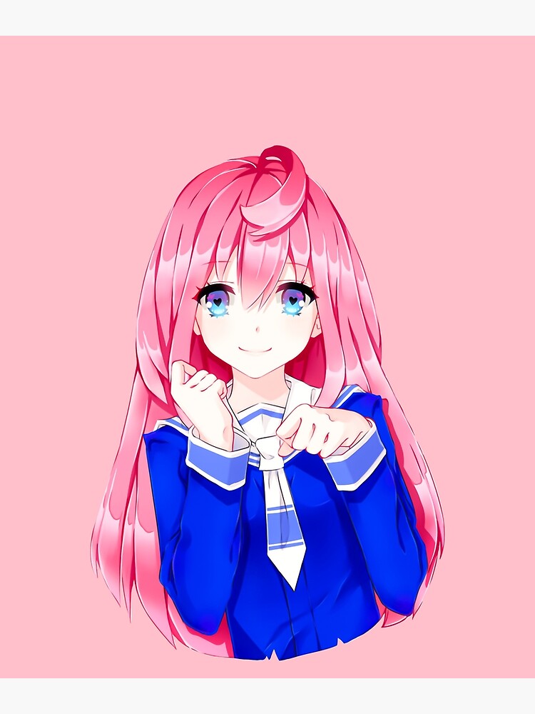 "Fanart Cute LDShadowLady Anime Chibi Pink Color" Poster by ...