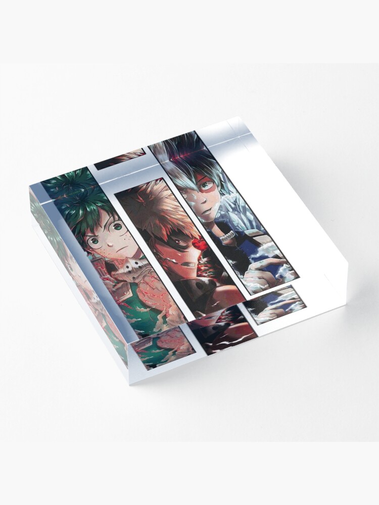 "DEKU - BAKUGO - SHOTO TODOROKI - MHA" Acrylic Block by LaMarqueDoo ...