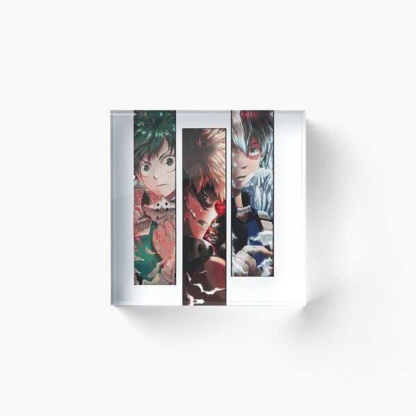 "DEKU - BAKUGO - SHOTO TODOROKI - MHA" Acrylic Block by LaMarqueDoo ...