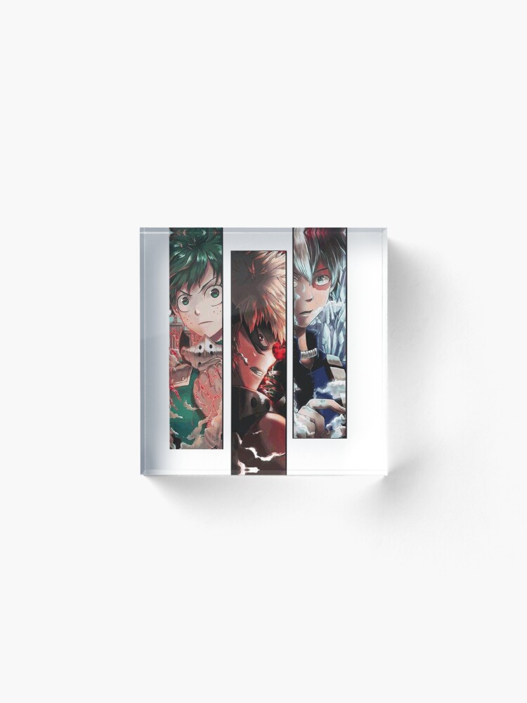 "DEKU - BAKUGO - SHOTO TODOROKI - MHA" Acrylic Block by LaMarqueDoo ...