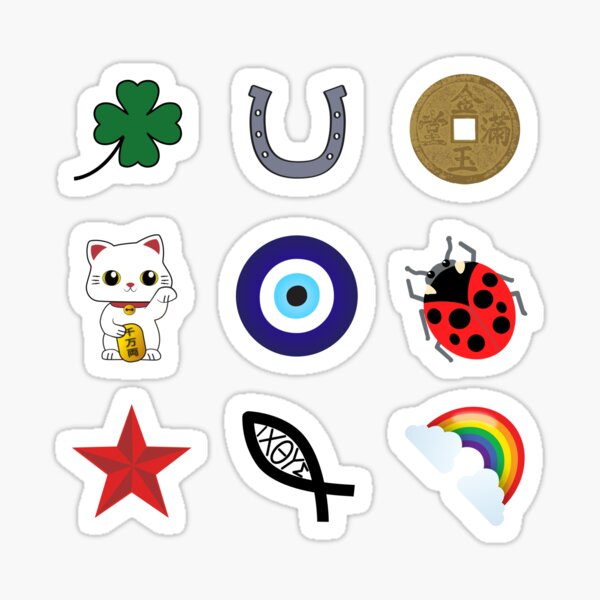 "Lucky Charms Symbol Sticker Pack Collection" Sticker for Sale by ...