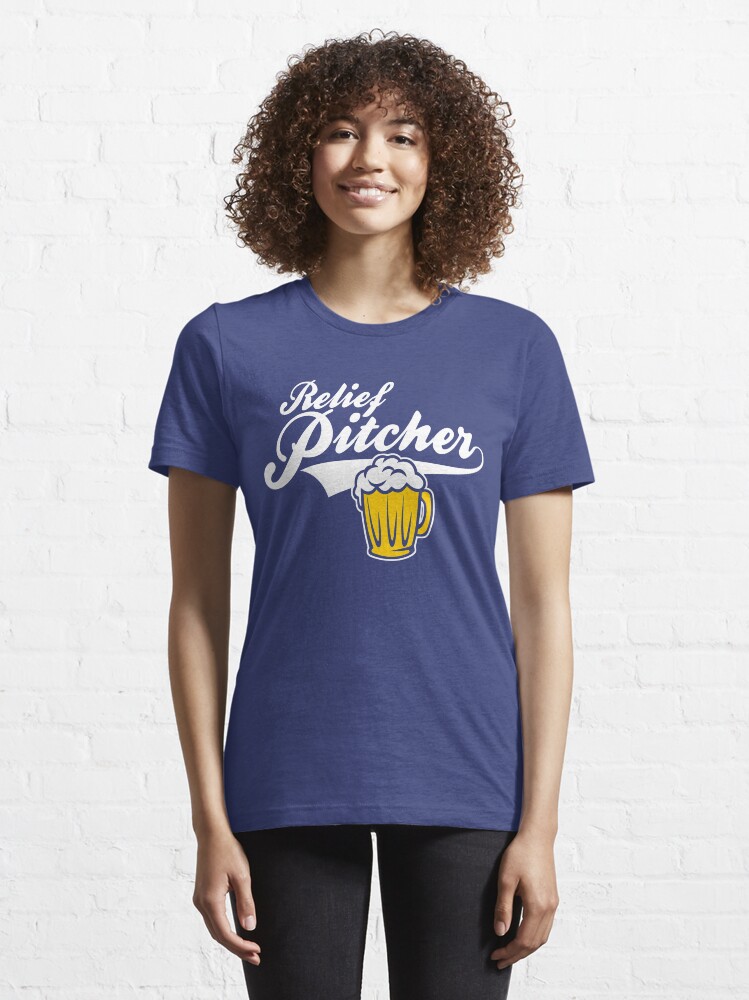 "Beer - Relief Pitcher" T-shirt for Sale by goodtogotees | Redbubble ...