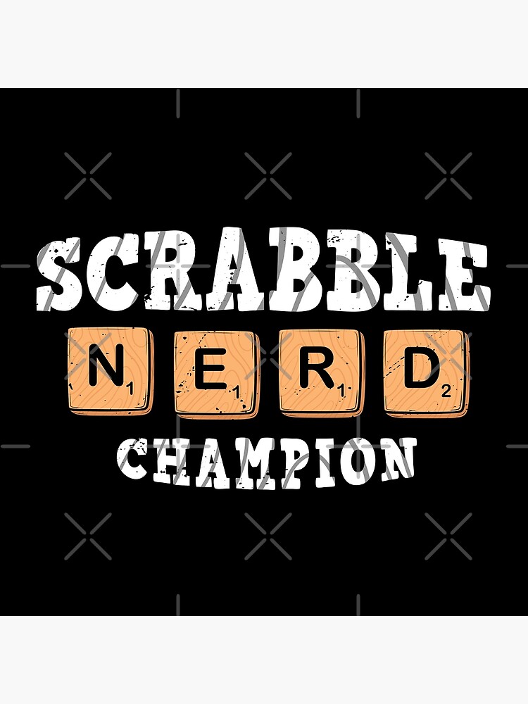 "Scrabble Nerd Champion Design / Scrabble Liebhaber / lustiges Scrabble ...