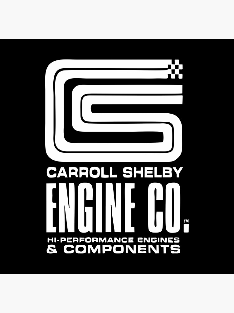 "Carroll Shelby Engine Co Logo" Art Print for Sale by ferdimuhamat ...