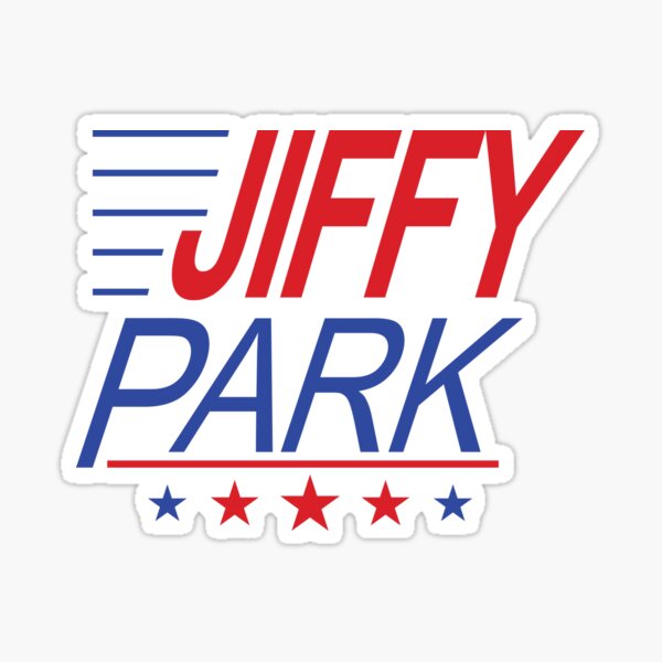 "Jiffy Park" Sticker for Sale by ZOKAVIIC | Redbubble