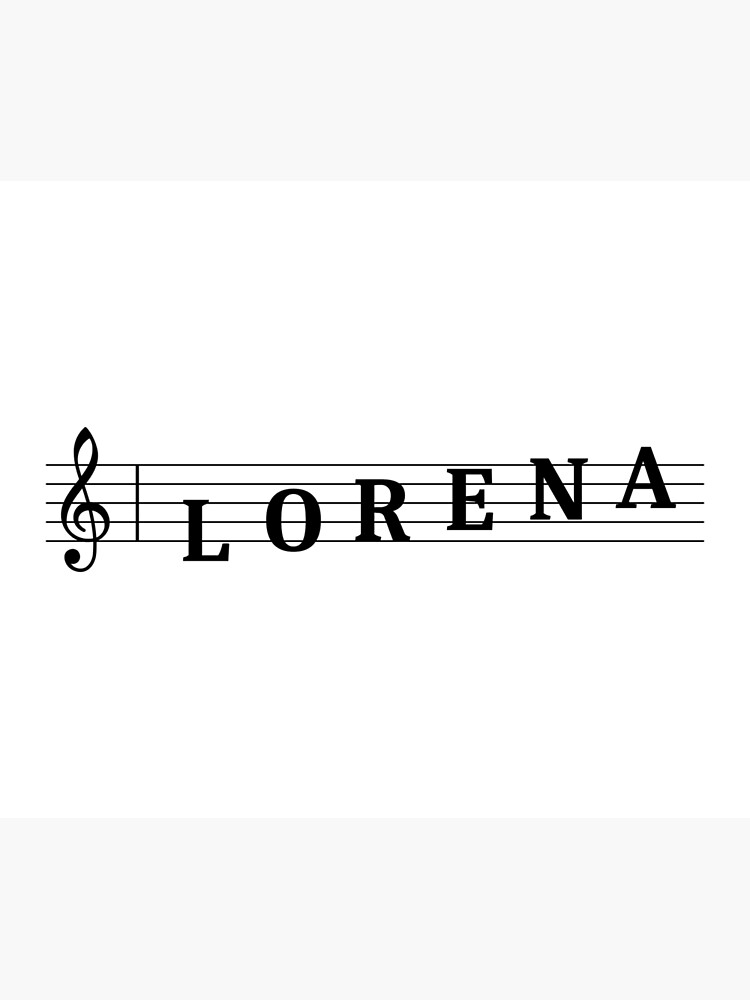 "Name Lorena" Poster for Sale by gulden | Redbubble