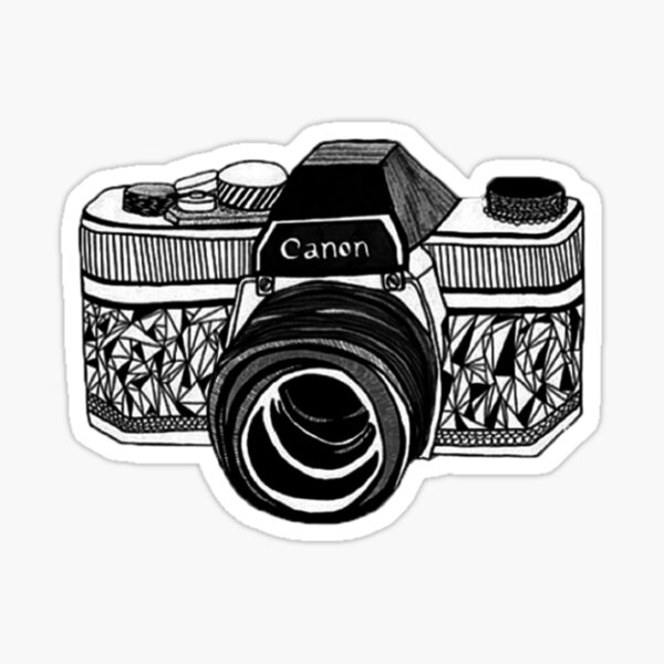 Canon Camera Stickers | Redbubble