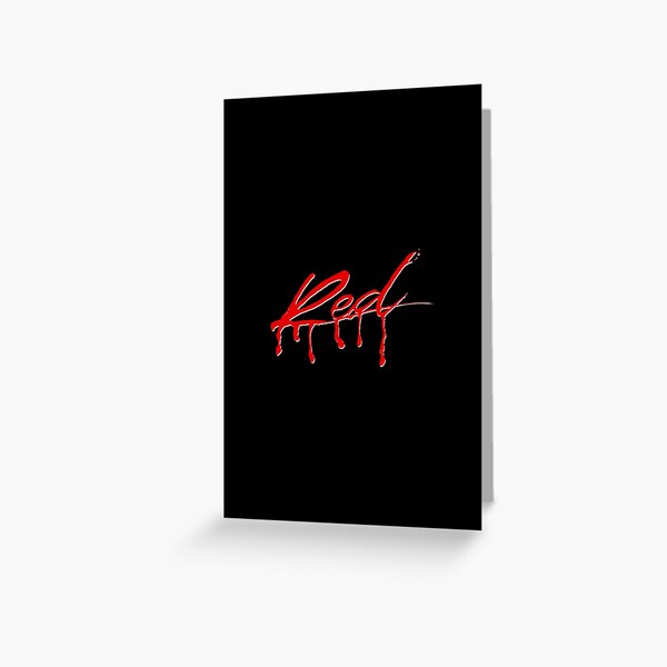 "Whole Lotta Red WLR Album logo" Greeting Card for Sale by FanShop858 ...