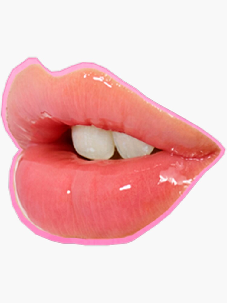 "Kissy Lips " Sticker by LadyBoner69 | Redbubble