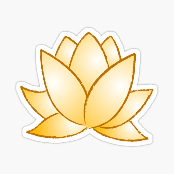 "Lotus flower" Sticker for Sale by aj4787 | Redbubble