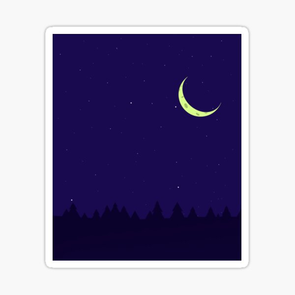 "Geometric Nightsky" Sticker for Sale by Yagamioflight | Redbubble